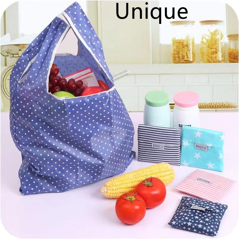 [READY STOCK] Foldable Shopping Bag Reusable Folding Recycle Bag ...