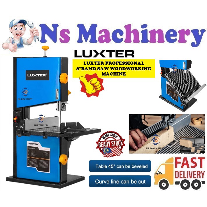 Luxter Professional 8"Band Saw Woodworking Machine 350w/Wood Cutting ...