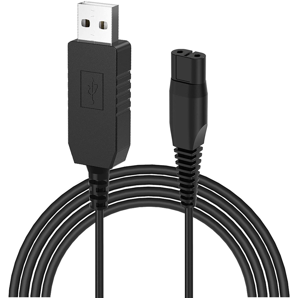 USB Shaver Charger Cable Power Cord 5V to 4.3V Replacement for Philips ...