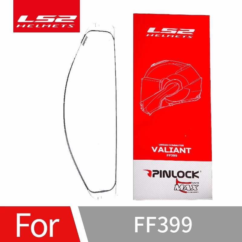 Original LS2 FF399 Motorcycle Helmet visor clear Pinlock Anti-fog patch ...