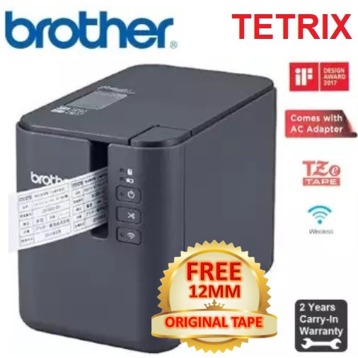 Brother PT-P900W P-Touch Labeling Machine Printer Wifi PC Connect ...