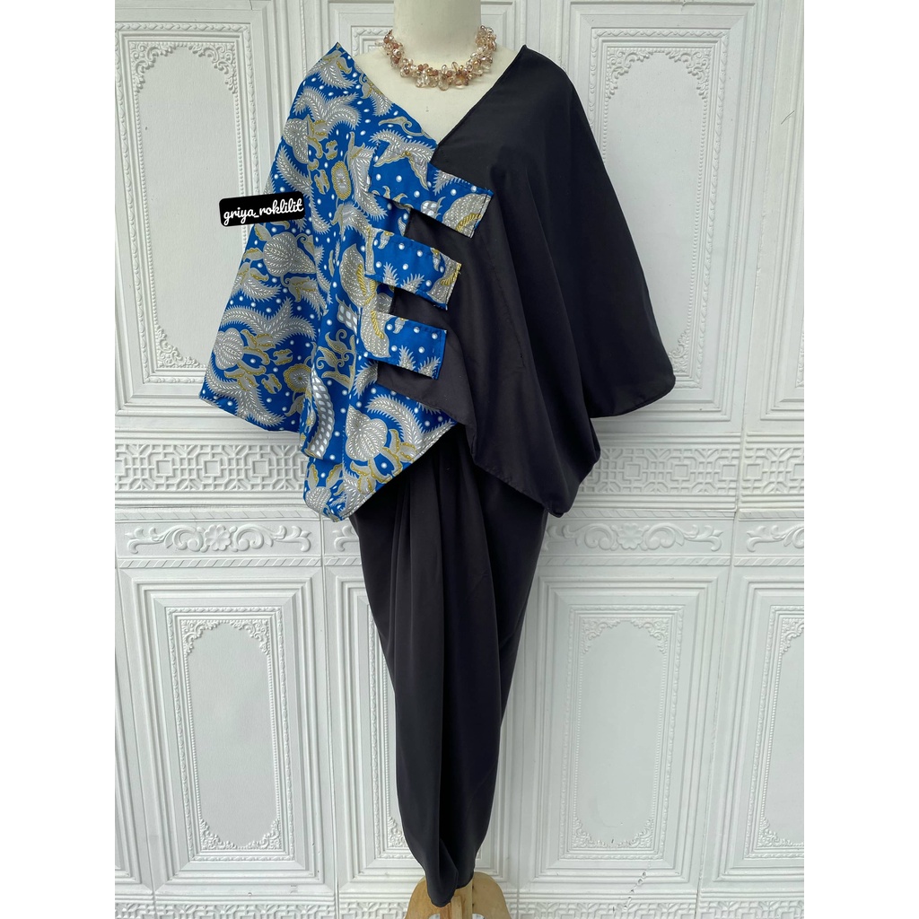 ETHNIC BATIK CROP TOP KEBAYA SET STRAIGHT MODEL OVER SIZE PREMIUM ...
