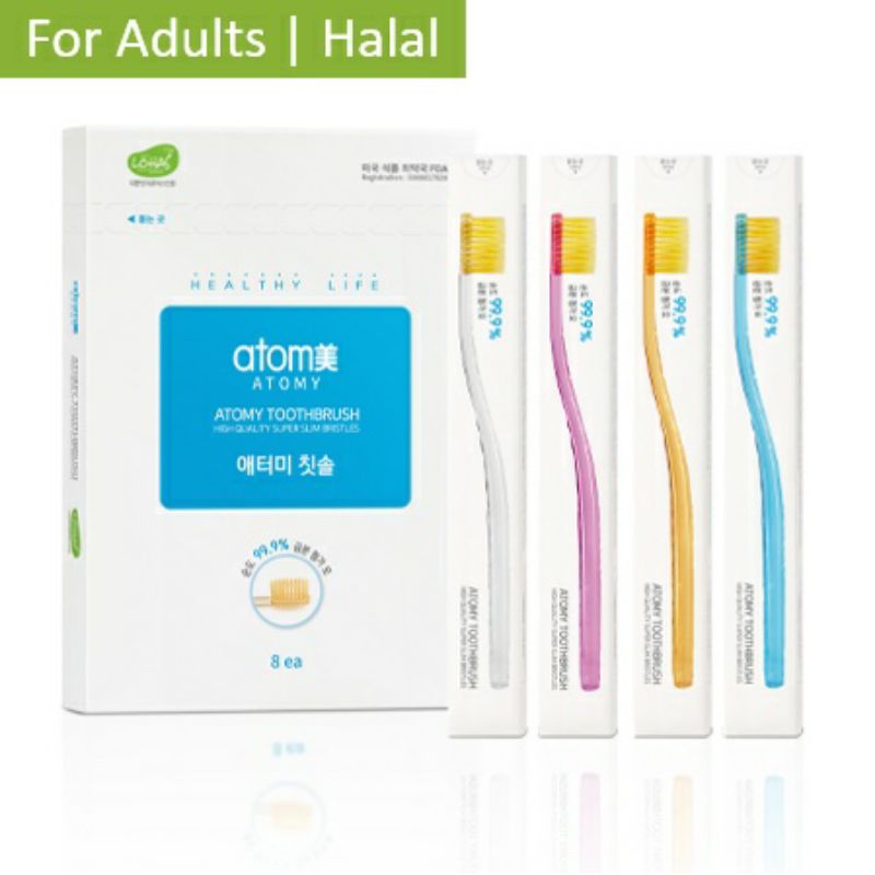 Atomy Toothbrush 8pcs Korea (1 set) Ready Stock | Shopee Malaysia