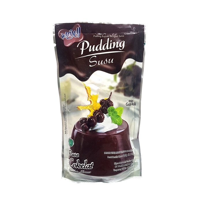Nutrijell Chocolate Milk Pudding/Chocolate Powder Pudding With Milk ...