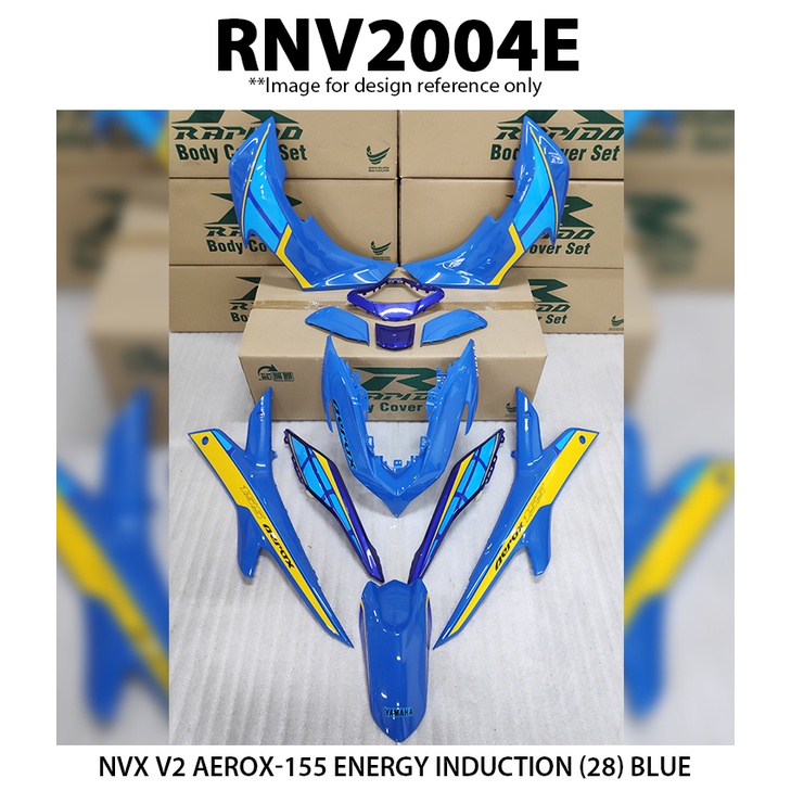 YAMAHA NVX155 NVX V2 AEROX Thai Aerox-155 Energy Induction (28) Cover ...