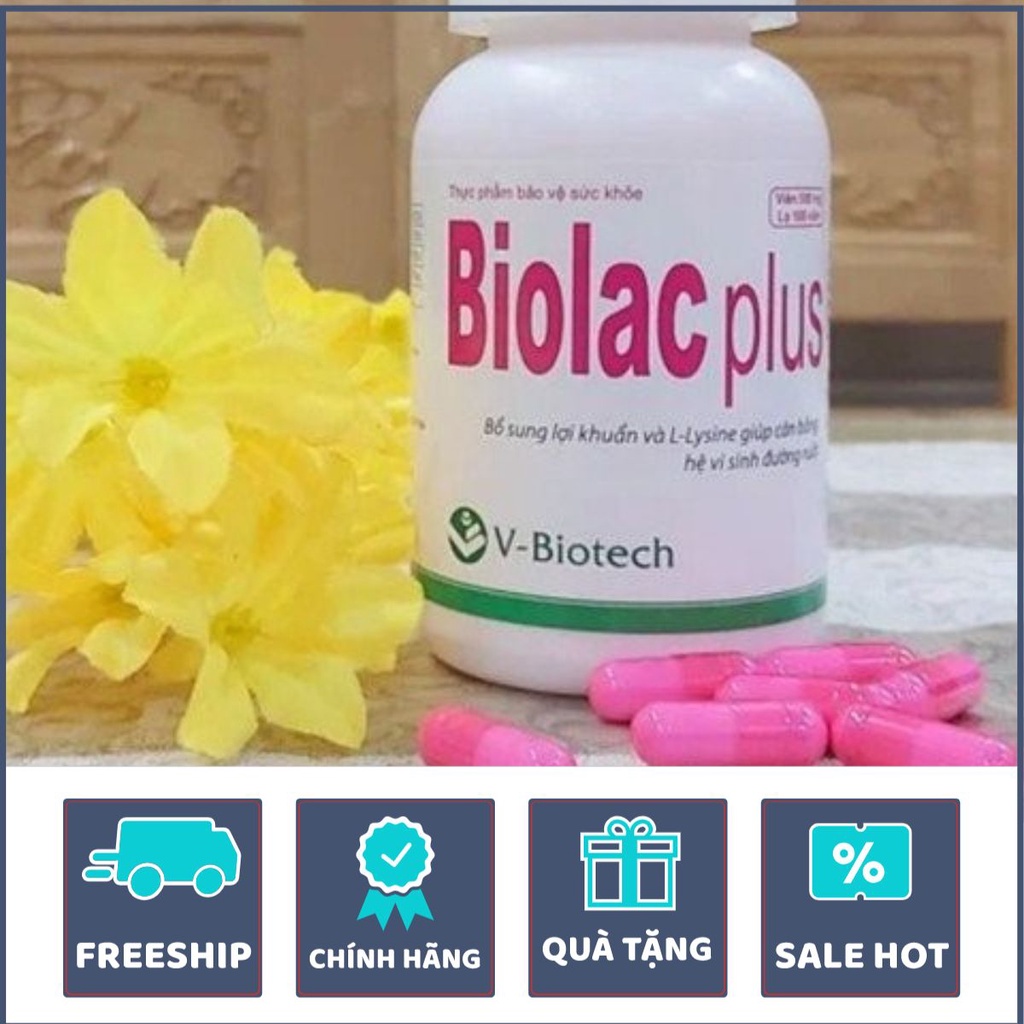 [ Pharmacy 448 ] Biolac Plus Intestinal Probiotic Supplement Pills (100 ...
