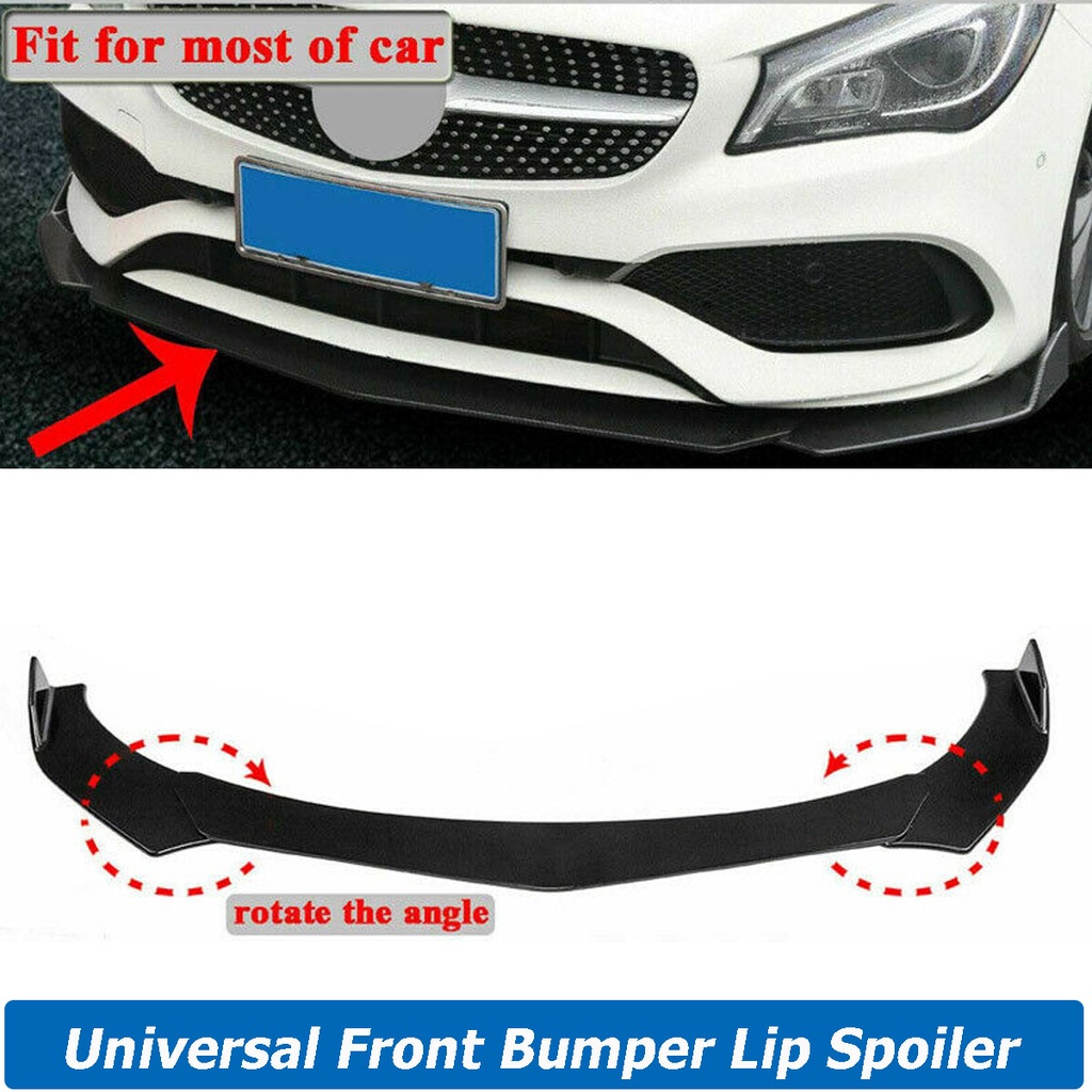 Universal For W211 W212 E Class E250 E350 Front Bumper Lip Spoiler ...