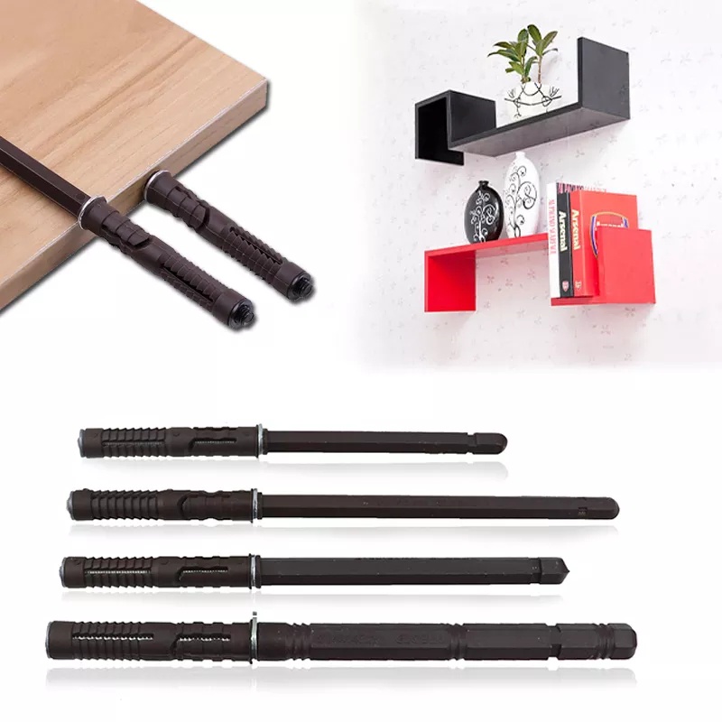 Heavy Duty Floating Shelf Supporting Rod Concealed Hidden Shelf Bracket ...