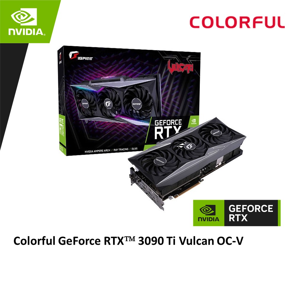 Colorful iGame GeForce RTX 3090 Ti Vulcan OC-V VGA Graphic Card ...