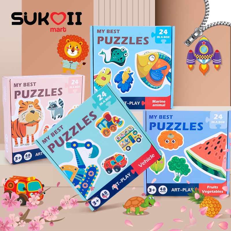 SKOI Early Childhood Educational Cognitive Puzzles Game Big Matching ...