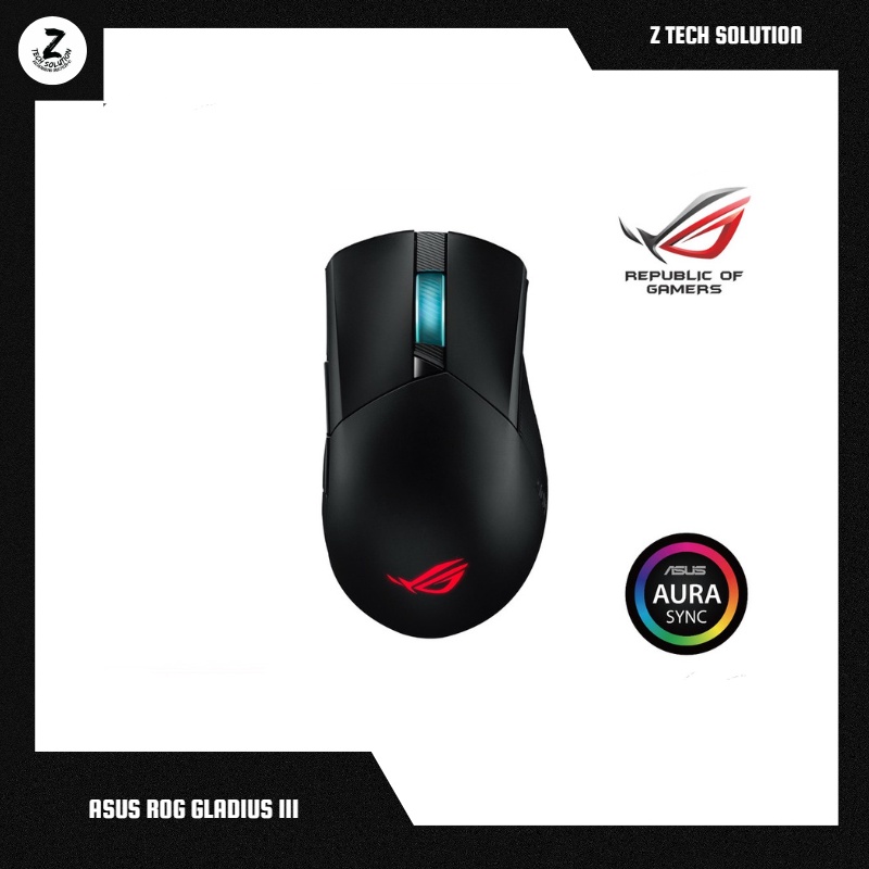 ASUS ROG Gladius III Wired / Wireless Gaming Mouse | Shopee Malaysia
