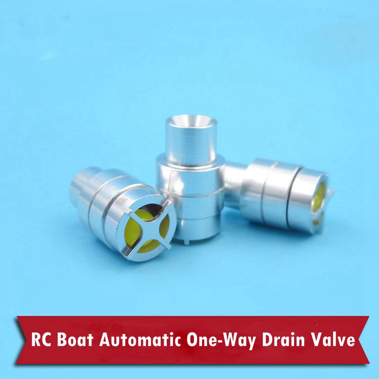 RC Boat Unidirectional Drainage Valve Aluminum Alloy Drainage Nozzle ...