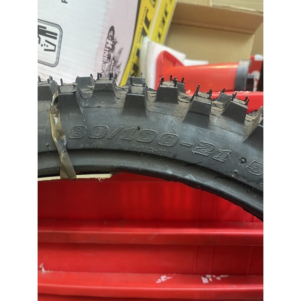 SPEC TIRES ORIGINAL 80/100-21 TUBE TYPE SCRAMBLER BIKE MOTOCROSS TAYAR ...