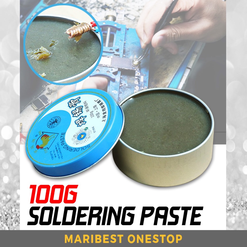100G SOLDERING PASTE DURABILITY PURE FLUX ROSIN NON-SPILL SOLID ...