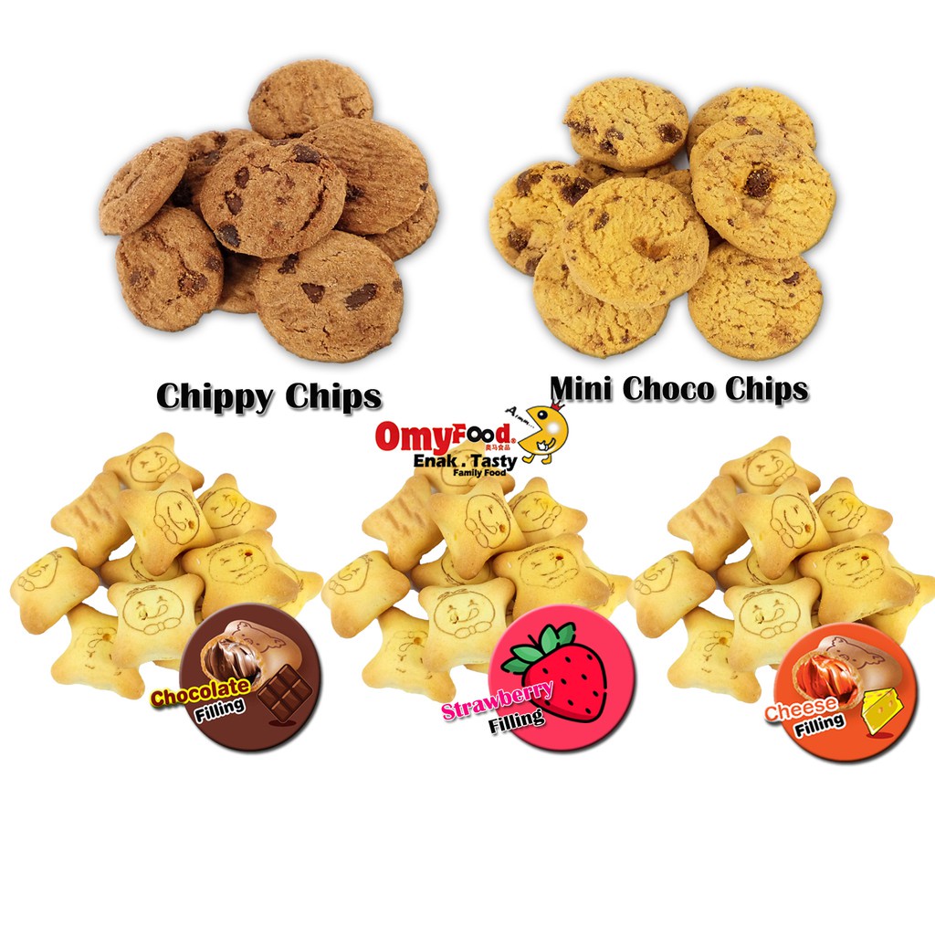 250g Biskut Timbang [Hup Seng Chippy Chips / Mini Choco Chips / Mini ...