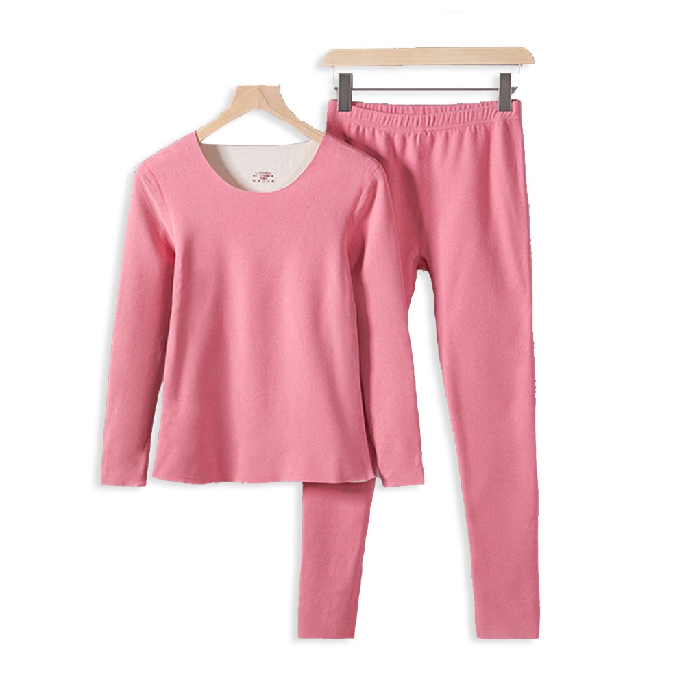 Double-sided Silk Cashmere Thermal Underwear Set Seamless Cashmere ...