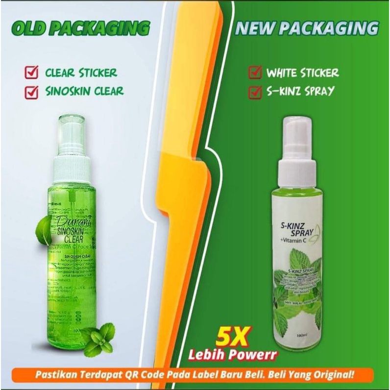 (spray rawatan kulit dan resdung) SKINZ SPRAY | Shopee Malaysia