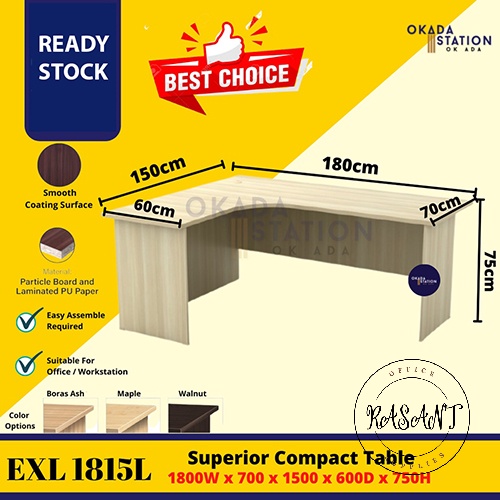 [Meja Belajar / Study Table Desk / Meja Study / Office Desk / Meja Kayu ...