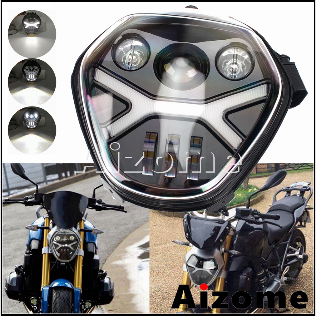 For BMW R1200R Headlights LED Motorcycle Headlamp Assembly 2016 2017 ...