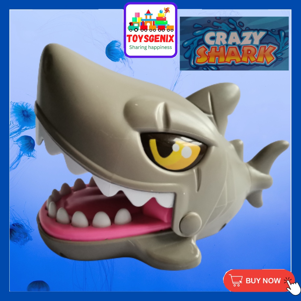 ToysgeniX Toys Gift For Kids Crazy Shark Toy Shark Dentist Bite Finger ...