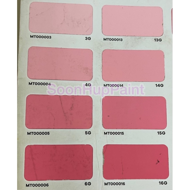 AIKKA PINK SERIES AUTOMOTIVE 2K CAR PAINT 3G , 4G , 5G , 6G , 13G , 14G , 15G , 16G | Shopee ...