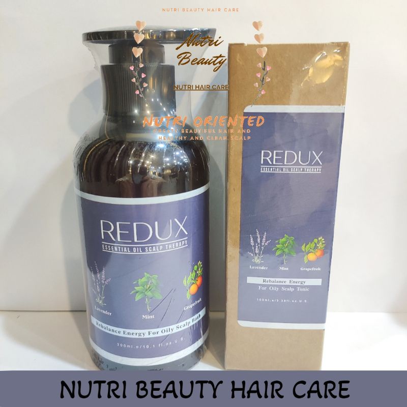 Redux Rebalance Energy For Oily Scalp Bath (300ML) Essential Oil Scalp ...