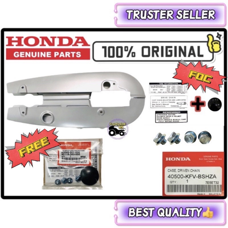 100% ORIGINAL EX5 / DREAM CHAIN CASE COVER / COVER RANTAI / PETI RANTAI AAP HONDA ORIGINAL ...