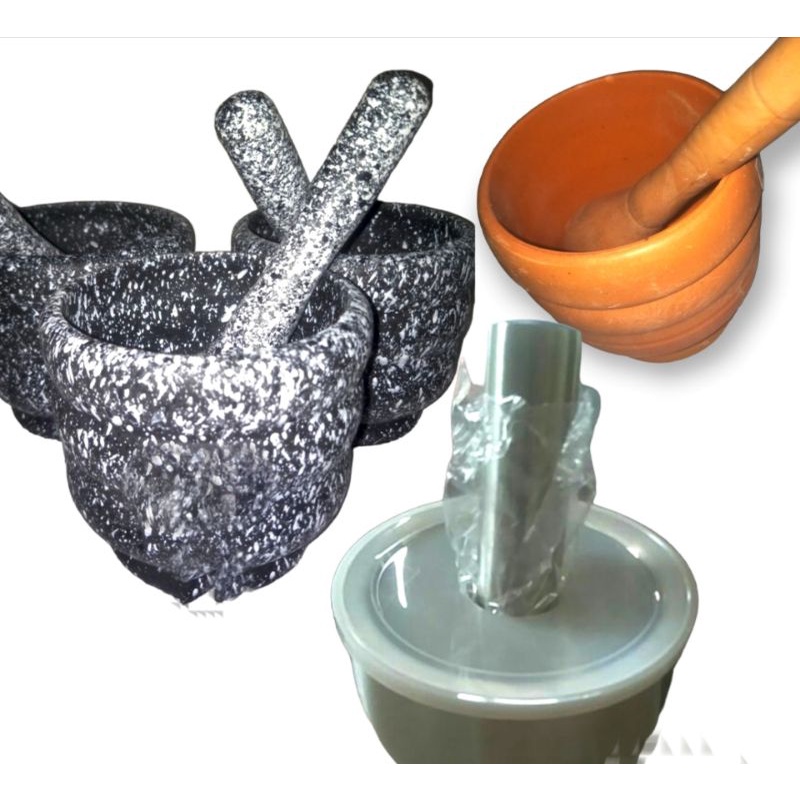 LESUNG DARI JENIS PLASTIK DAN BESI TAHAN KARAT | Shopee Malaysia