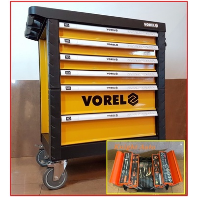 FreeGifts- Vorel YT-58540(Tools) 6 Drawer Tool Cart With Tools 177pcs ...