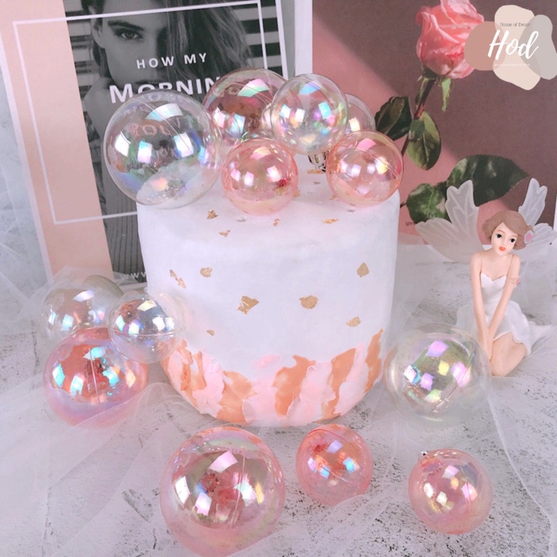 PUTIH Clear Ball Topper Model Bubble Transparent Ball Acrylic Bubble ...