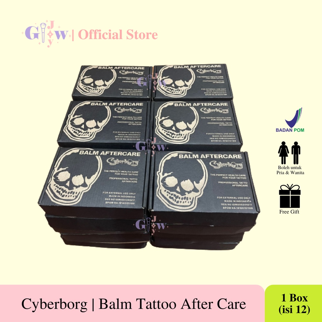 Cyberborg (1 box / 12pcs) aftercare tattoo balm tattoo bpom eyebrow ...