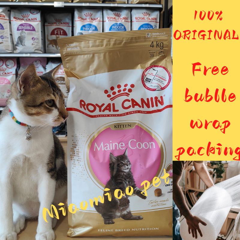 ROYAL CANIN RC MAINE COON KITTEN CAT FOOD 4KG 100% (ORIGINAL) | Shopee ...