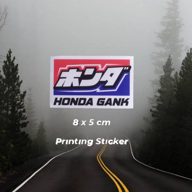 Honda Gank Hobby Logo Sticker | Shopee Malaysia