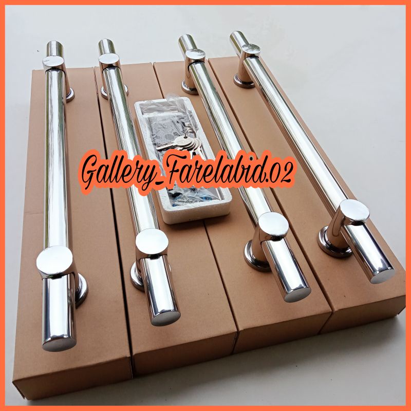 1 Meter Stainless Steel House Door Handle 100 Cm Handle Lock Set ...