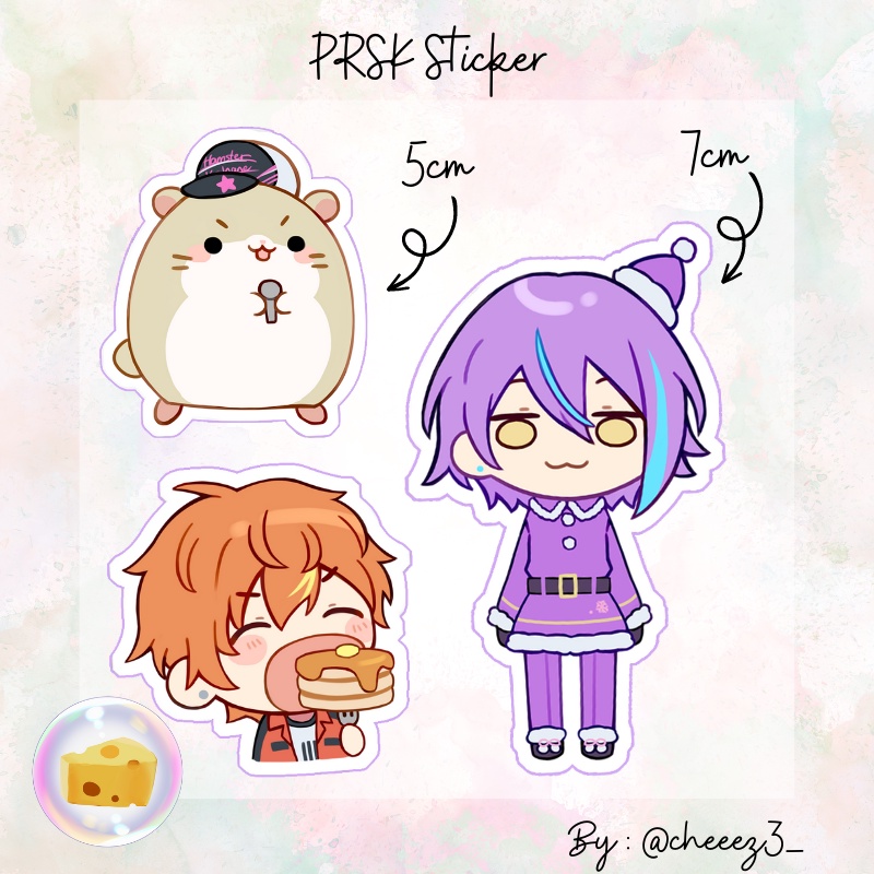 Project Sekai Colourful stage Shimmering Sticker die-cut fanart ...
