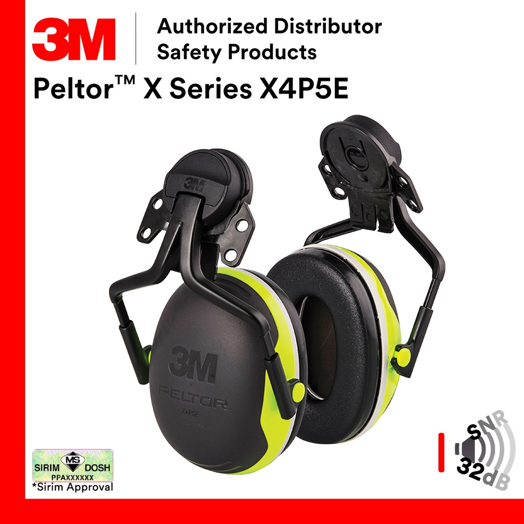 3M X4P5E(Short Brim 25dB) / X4P51E(Full Brim 26dB) / DOSH SIRIM ...