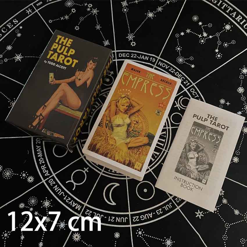 12x7 cm The Pulp Tarot Cards Paper Manual Card Games | Shopee Malaysia