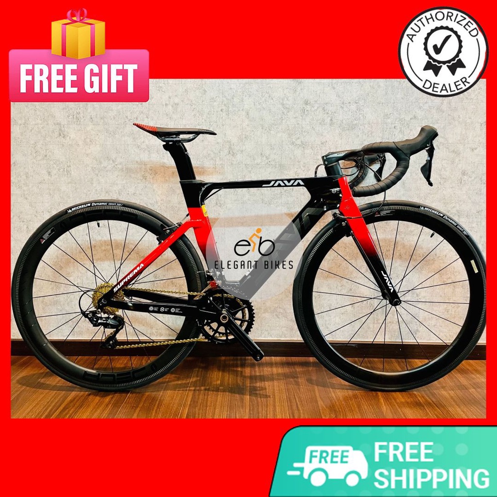 JAVA SUPREMA AERO CARBON FRAME 11SP R7000 SHIMANO 105 ROAD BIKE BICYCLE ...