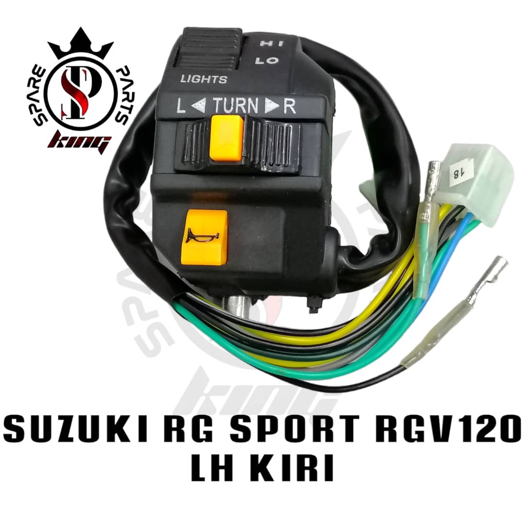 SUZUKI RG SPORT RGS RG110 RG S RGV120 RGV 120 LH KIRI HANDLE SWITCH ...