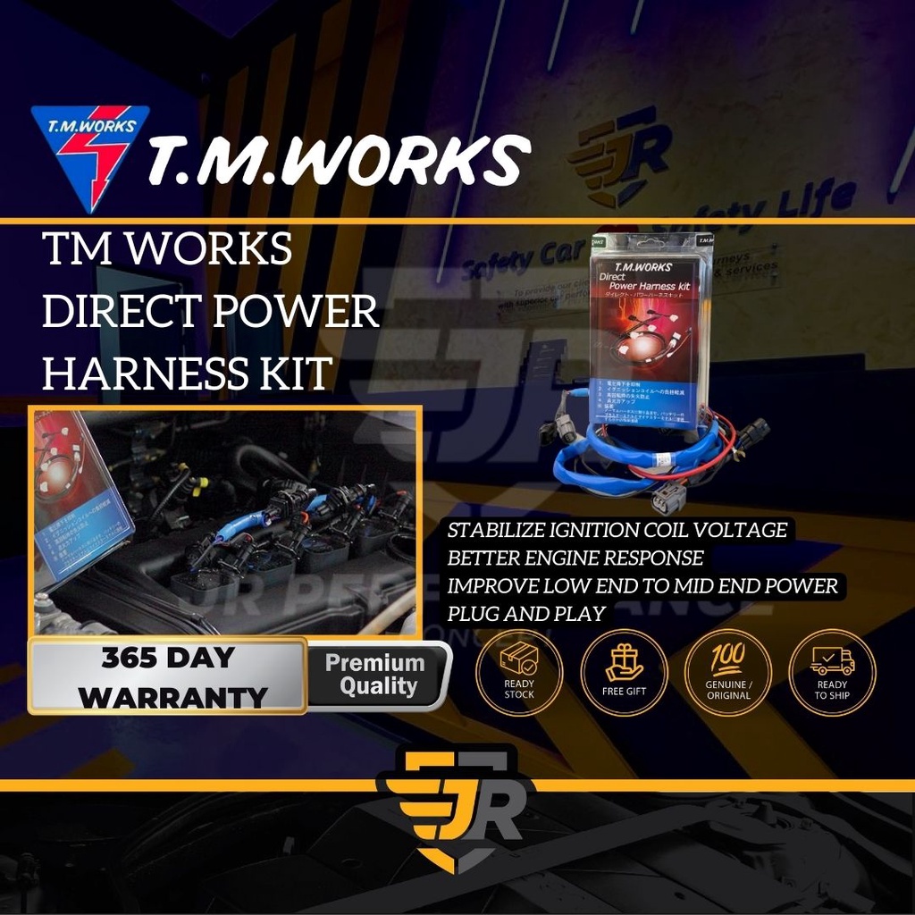 TM Works Direct Power Harness Kit Honda K Series Toyota Lancer GT ...