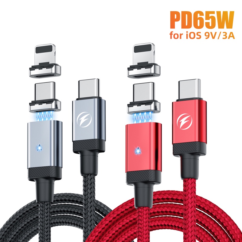 HdoorLink PD 65W Magnetic USB C Fast Chargig Cable 27W USB Type C To ...