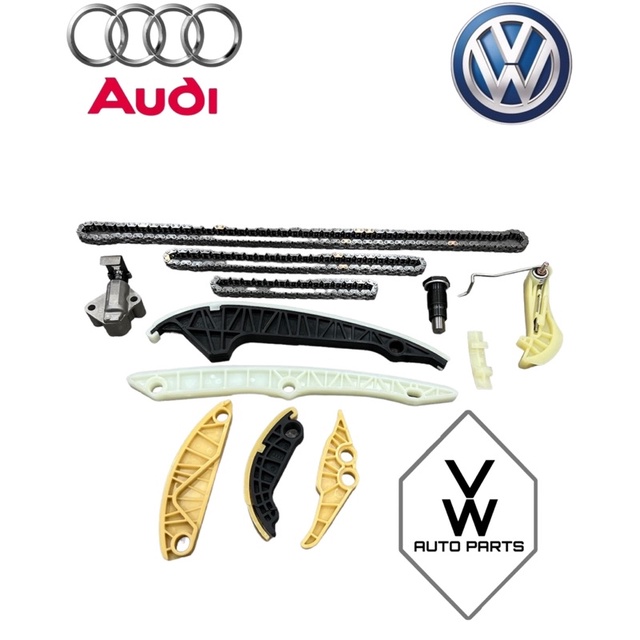 TIMING CHAIN SET EA888 GEN2 1.8 2.0 VOLKSWAGEN GOLF / TIGUAN / SCIROCCO / PASSAT / CC / AUDI A4 ...