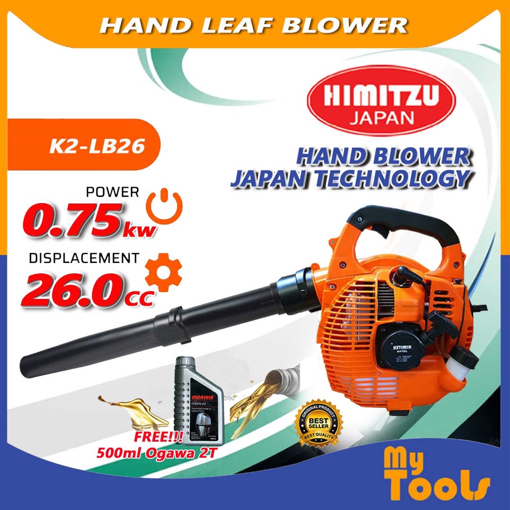 MYTOOLS MT-EB260 2 stroke Portable Hand Engine Leaf Blower 27.2cc | Shopee Malaysia