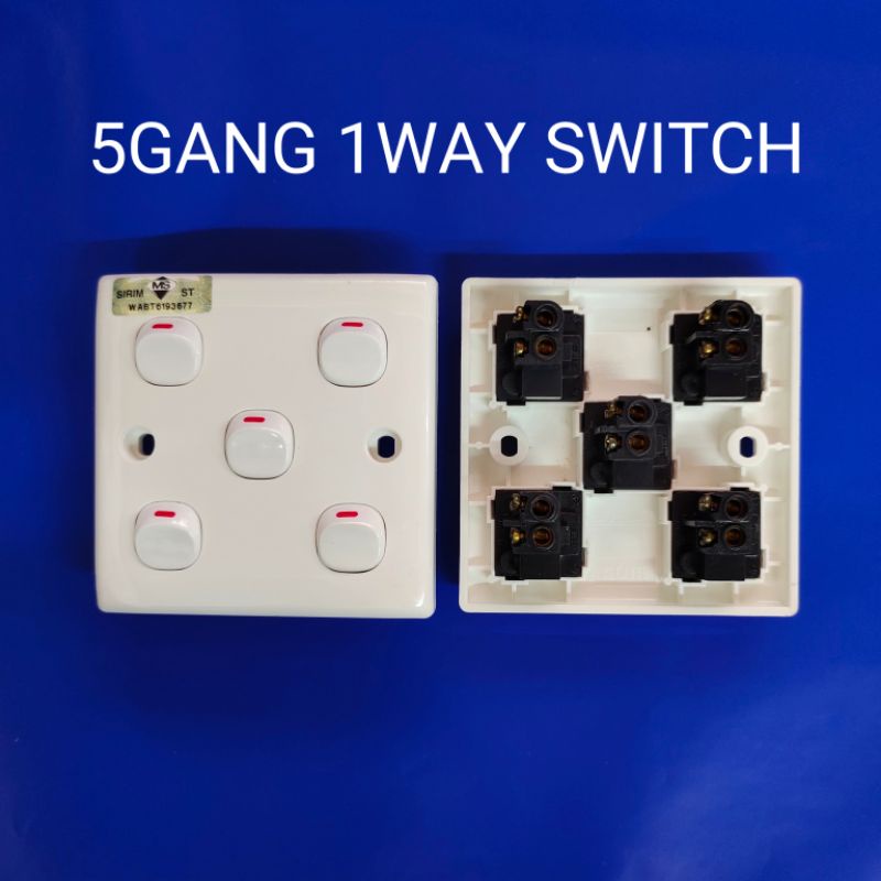 13A 1Gang switch socket & 1G 2G 3G 4G 5G switched | Shopee Malaysia