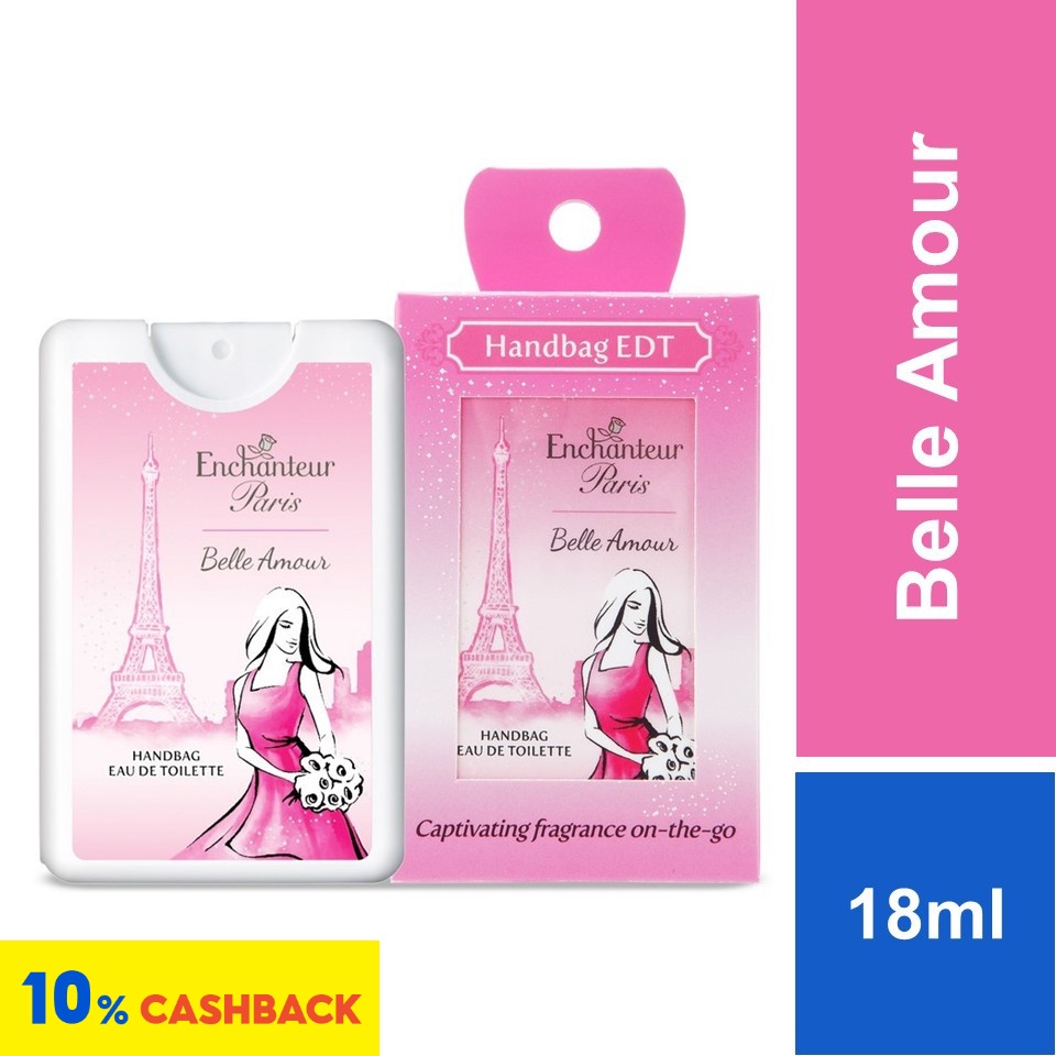 Enchanteur Handbag Edt Belle Amour (18ml) | Shopee Malaysia