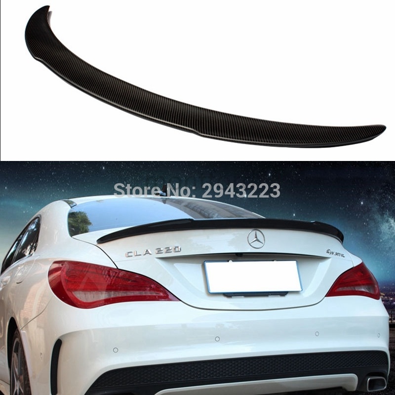 FD Style Carbon Fiber Rear Roof Spoiler Trunk Lip Wing For Mercedes CLA ...