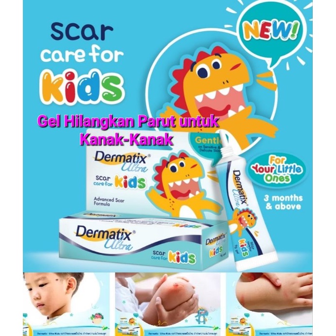 Dermatix Ultra Kids Scar Gel Parut Kanak -kanak + Vitamin C + Silikon ...