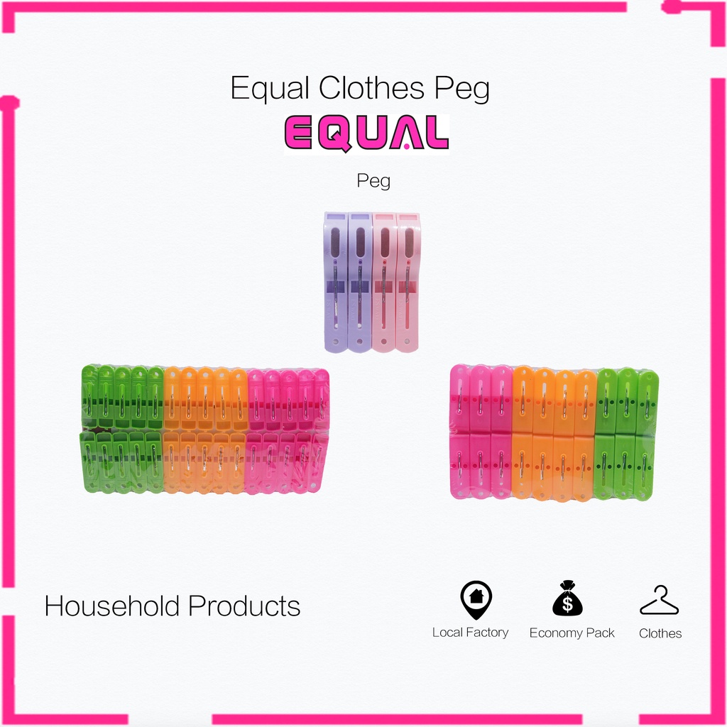 Equal Cloth Peg Series | Shopee Malaysia