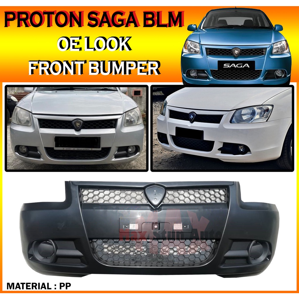 PROTON SAGA BLM ORI LOOK FRONT BUMPER (MATERIAL PP) BUMPER DEPAN SAGA ...