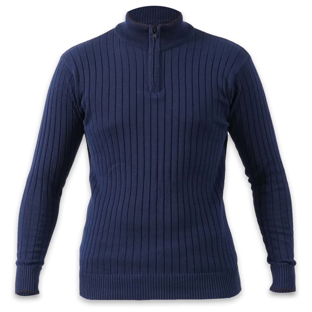 Men's Knitted sweater Quarter neck boneh clot turleneck Men's Long ...